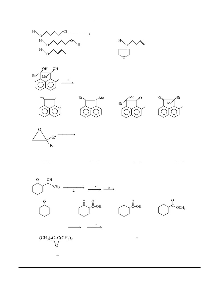 Alcohols and Ethers Practice Questions | PDF | Acetic Acid | Ester