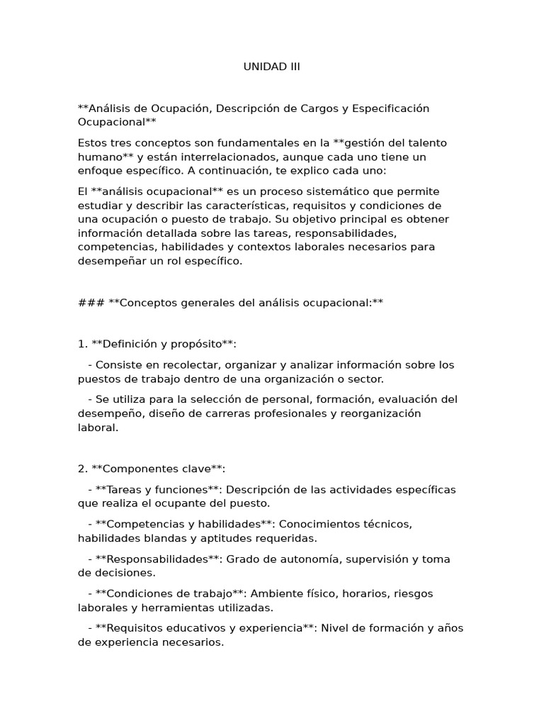 Unidad III, IV, V Adm RRHH VERSION IA | PDF | Reclutamiento | Gestión de recursos humanos