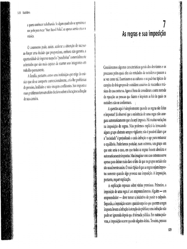 Becker - Outsiders | PDF