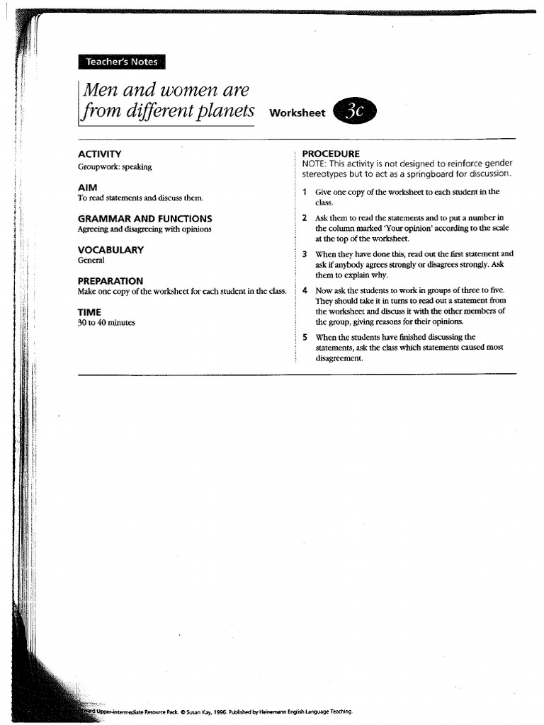 Reward Upper-Intermediate Resource Pack 3c Page 19 | PDF