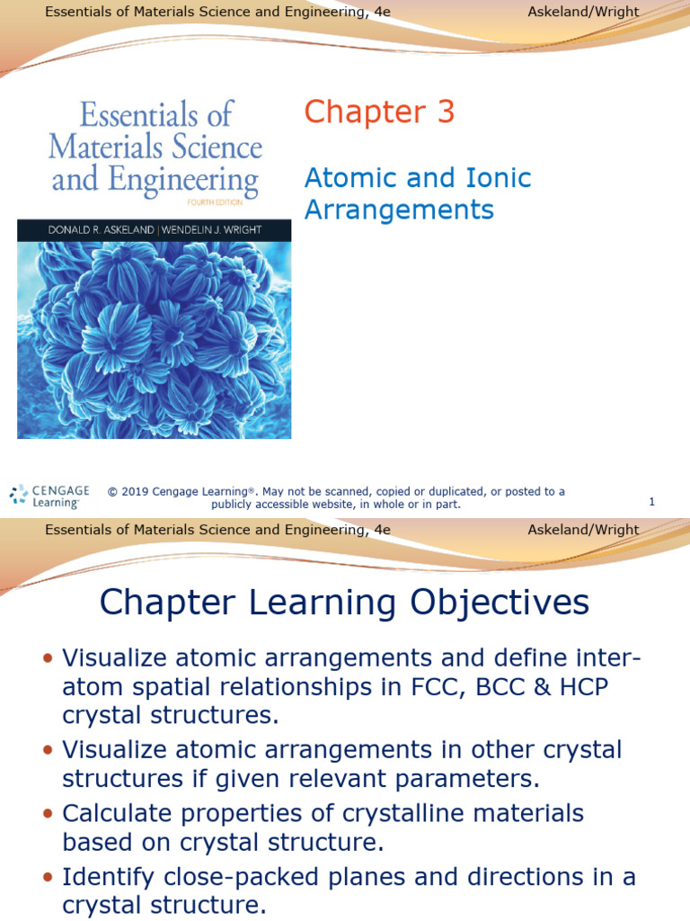 Chapter 3. Crystal Structure | PDF | Crystal Structure | Crystal