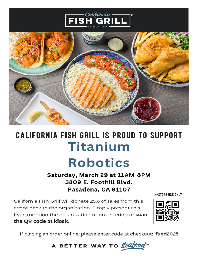 Fundraising Flyer 2025 - Titanium Robotics | PDF