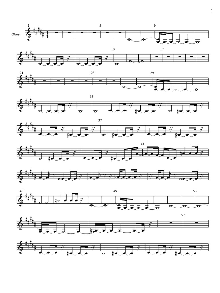 Los Nervios Parti Oboe | PDF