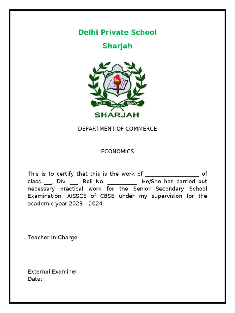 project certificate | PDF