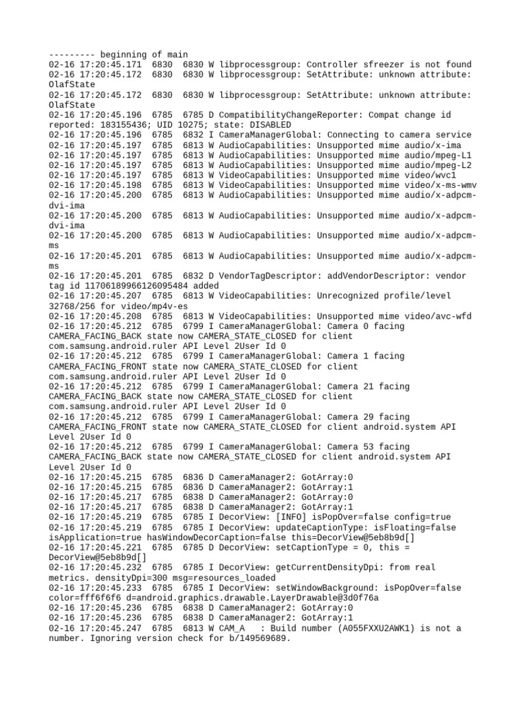 Logcat 1708078845102 | PDF | Computing | System Software