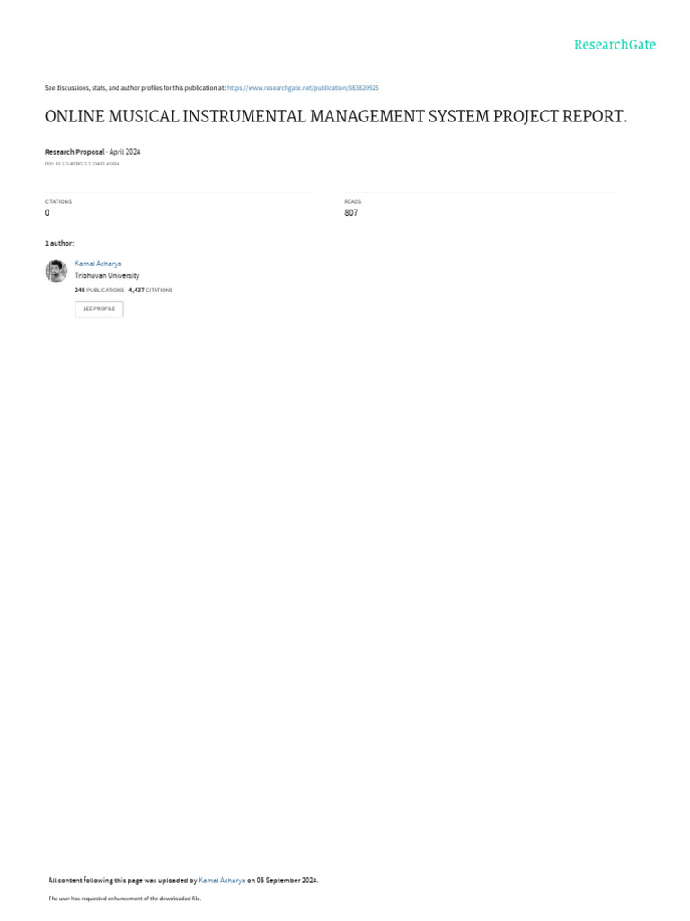 Online Musical Instrument Management System | PDF | Software Testing ...