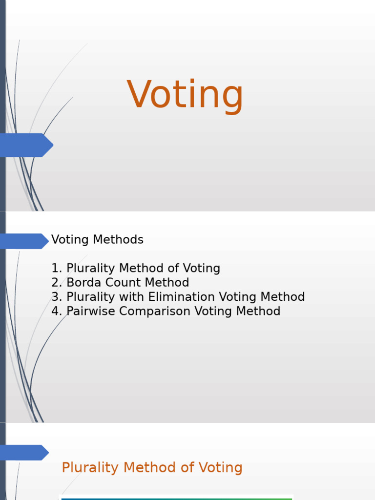 Voting | PDF