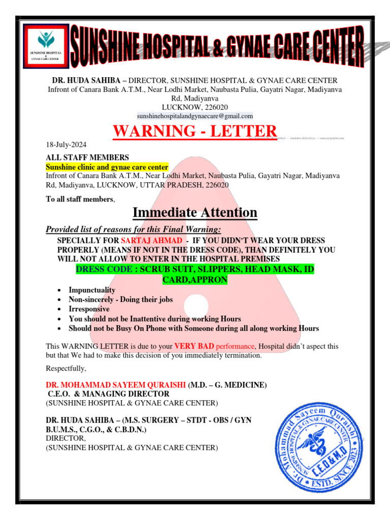 Warning Letter | PDF