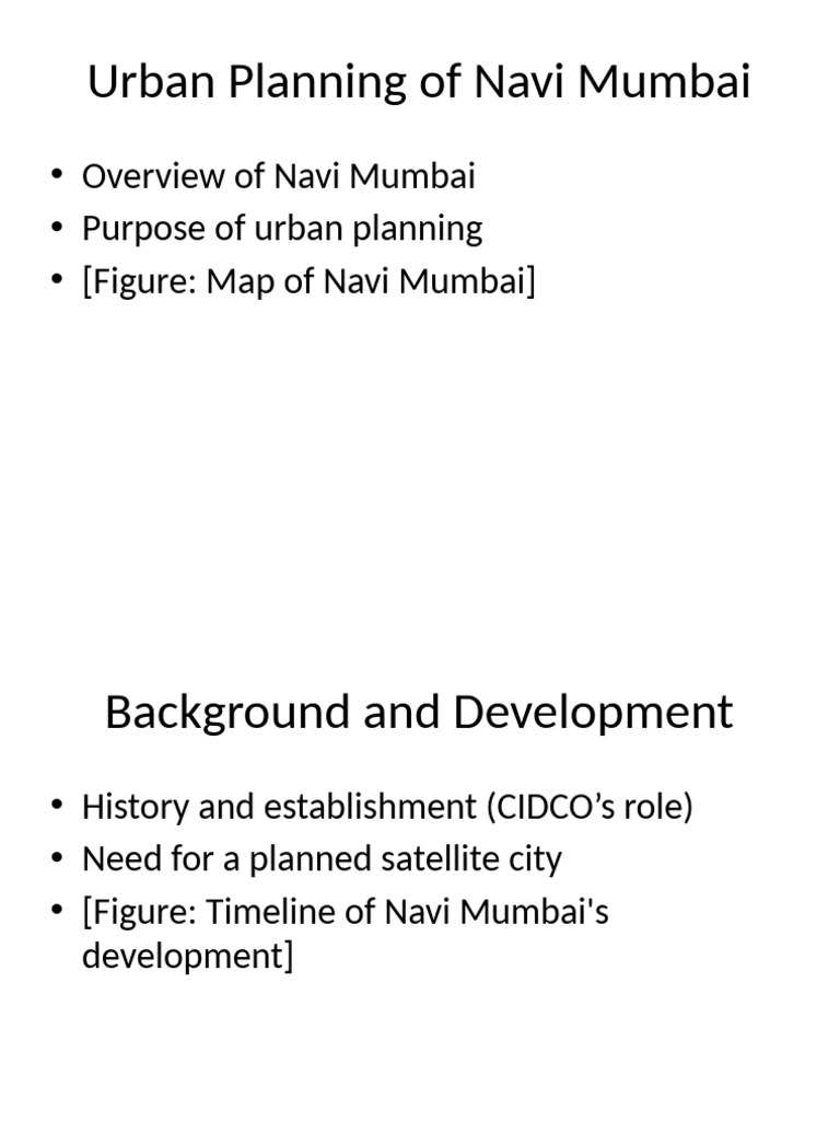 Urban Planning Insights for Navi Mumbai | PDF | Infrastructure ...