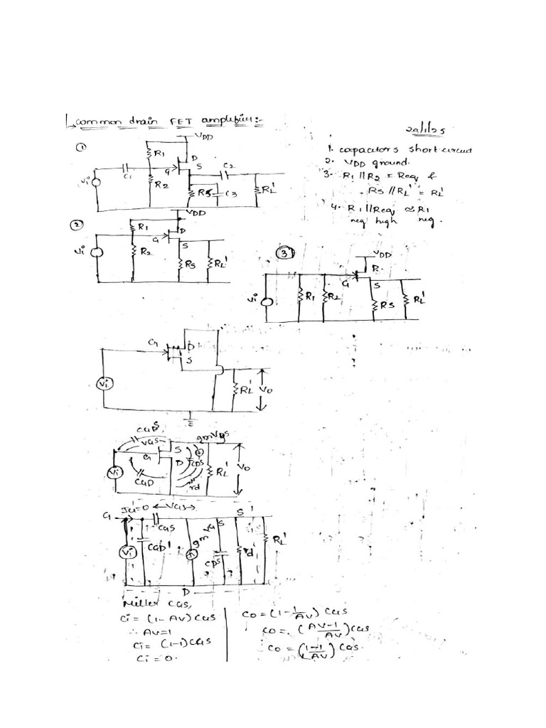 ECA Important Questions of All Units | PDF | Amplifier | Electronic Oscillator