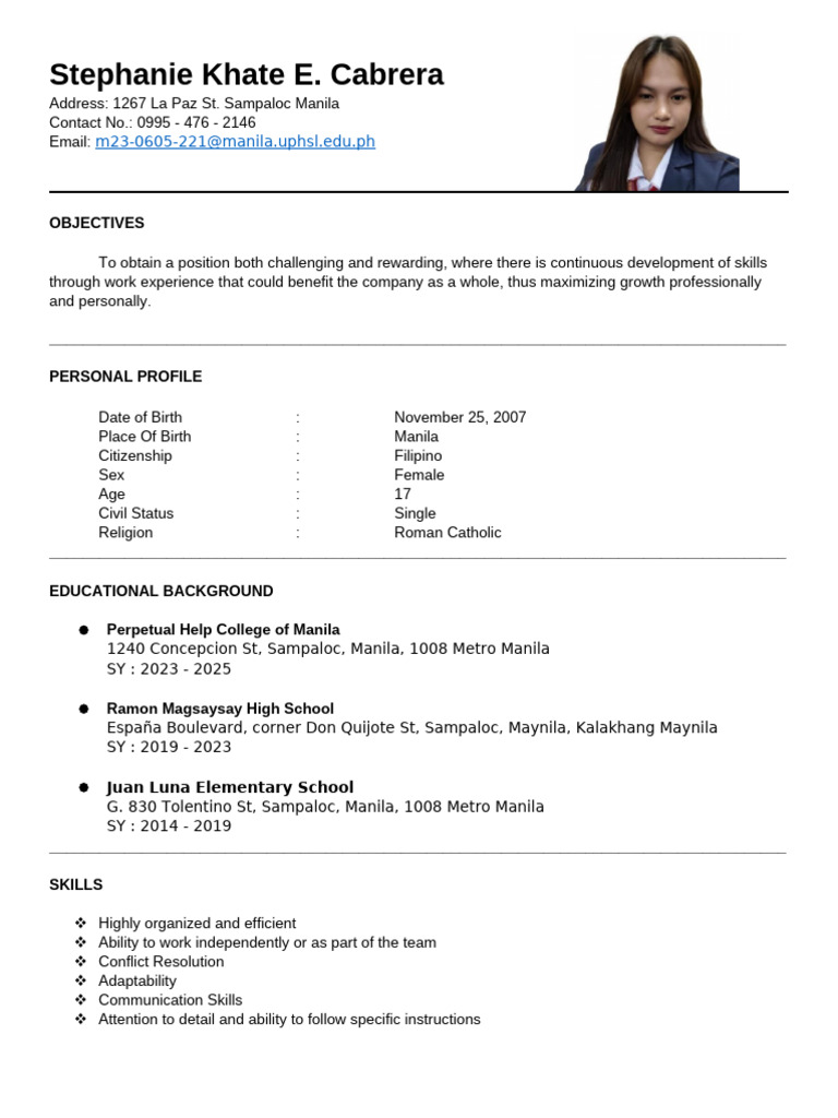 Stephanie Resume | PDF