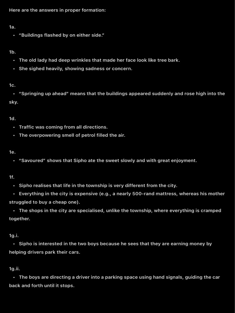 Here Are The Answers in Proper Formation | PDF