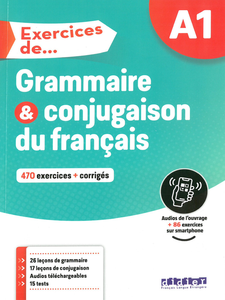 Exercices Grammaire Conjugaison Français A1 | PDF