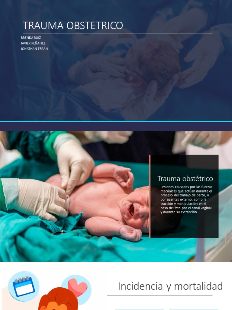 Trauma Obstetrico | PDF | Parto | Especialidades Medicas
