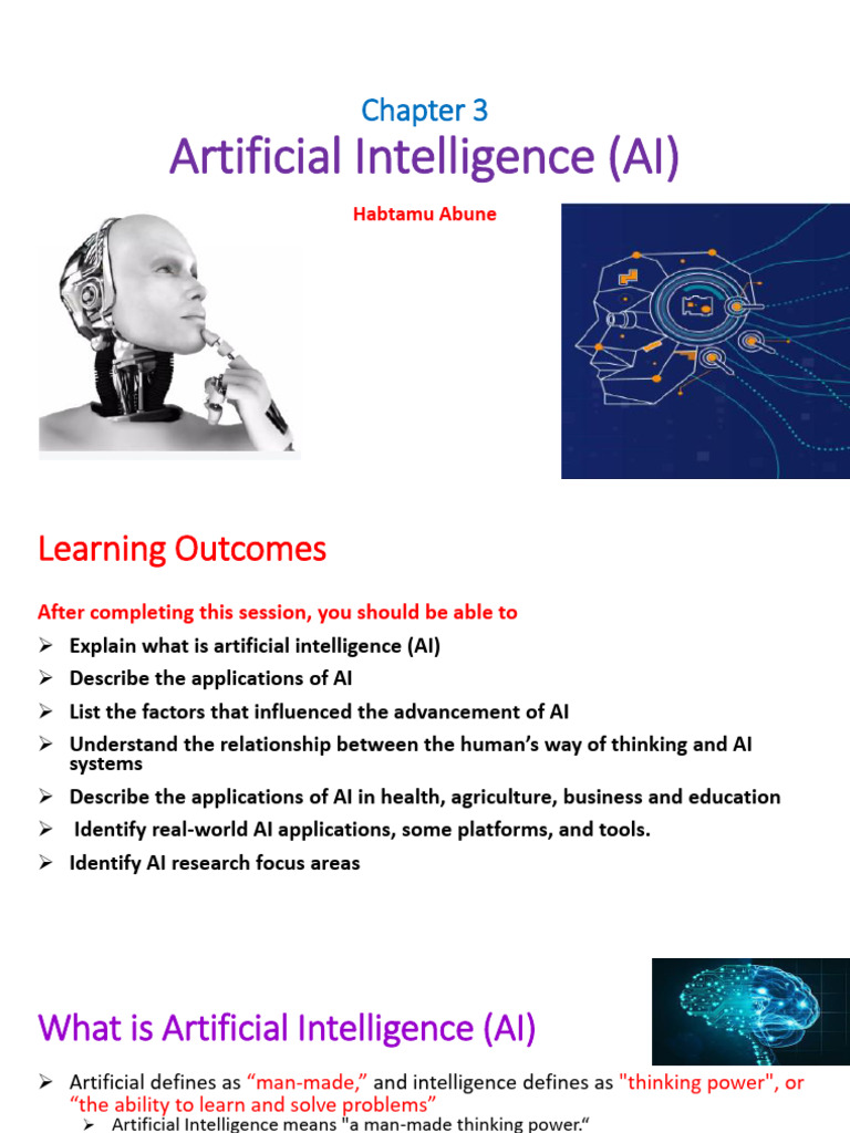 Chapter 3 Artificial Intelligence | PDF | Artificial Intelligence ...
