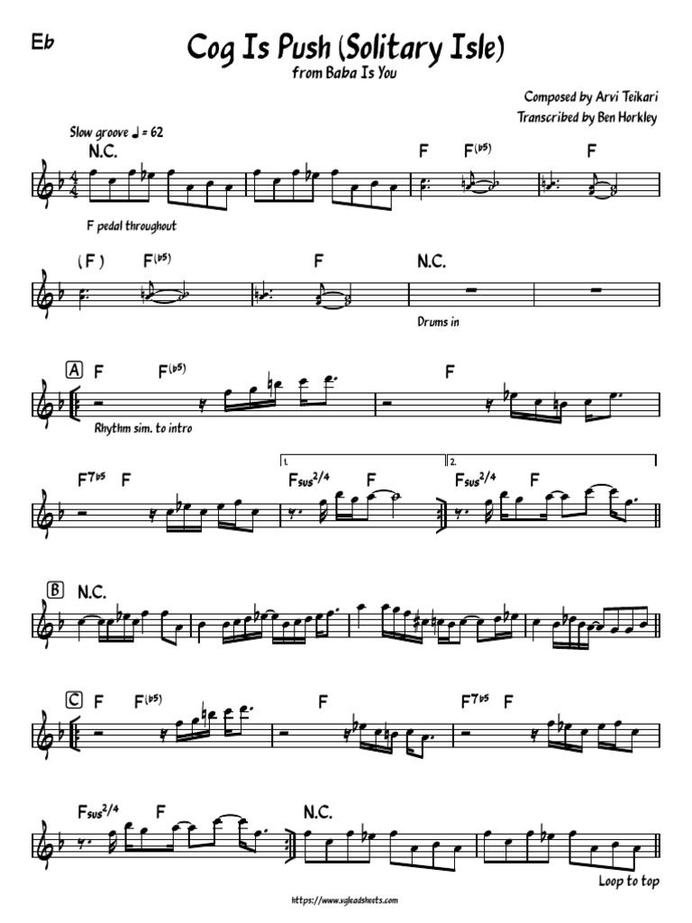 Baba Is You - Cog Is Push | PDF | Popular Music | Musical Techniques