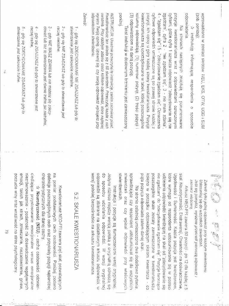 NEO FFI Podręcznik PDF | PDF