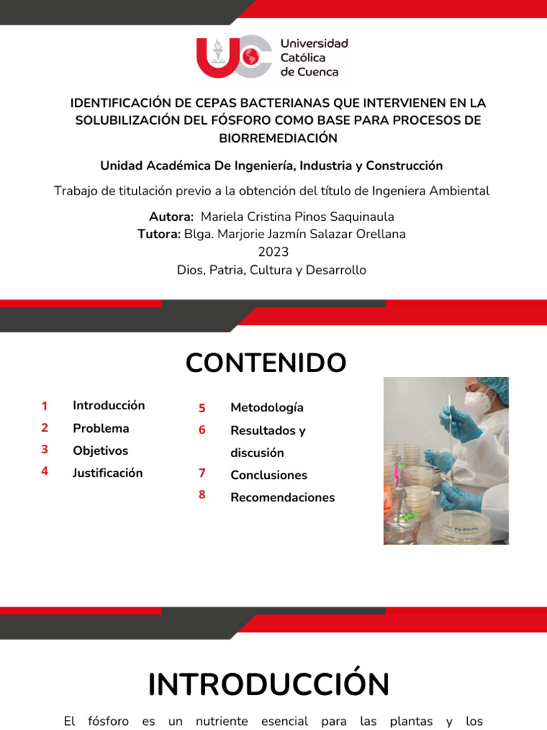 Identificación de Cepas Bacterianas Que Intervienen en La ...