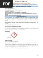 MSDS - Paint Remover | PDF | Dangerous Goods | Fires