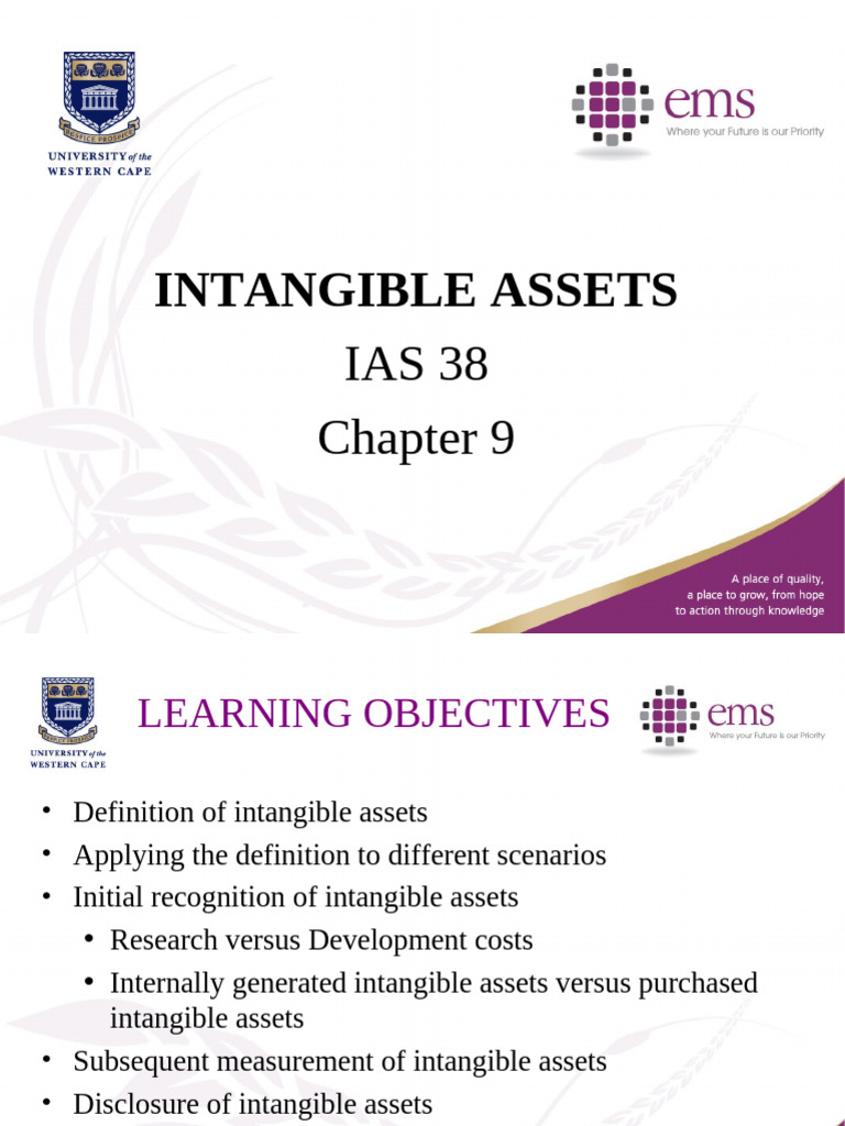 Intangibles Slides 2 | PDF | Intangible Asset | Goodwill (Accounting)