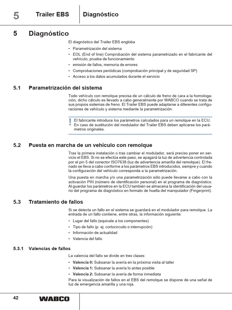 DIAGNOSTICO EBS TRAILER | PDF