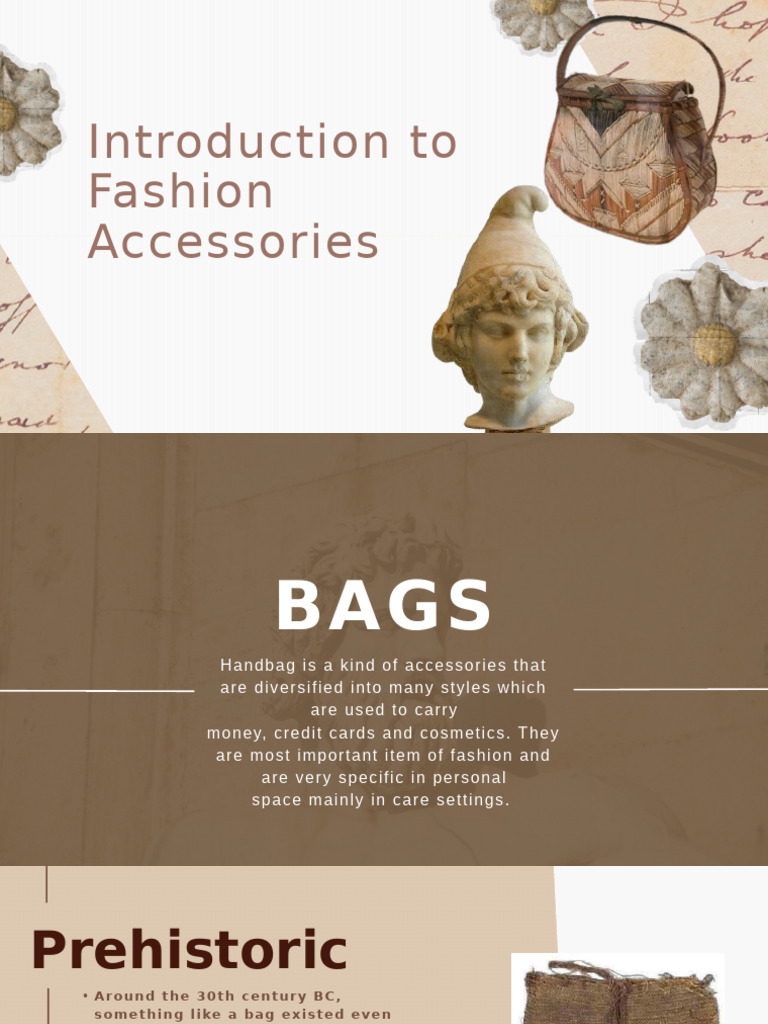 History of Fashion Accessories Like Bags and Caps | PDF | Hat | Handbag