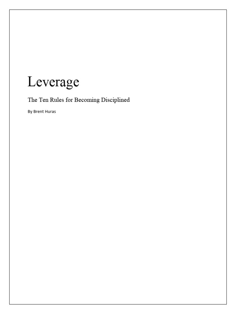 Leverage - Brent Huras | PDF