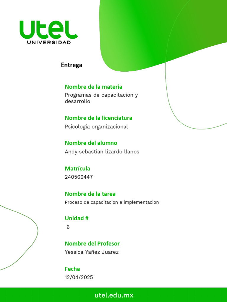 programas-de-capacitacion-y-desarrollo-6 | PDF | Educación vocacional | Evaluación