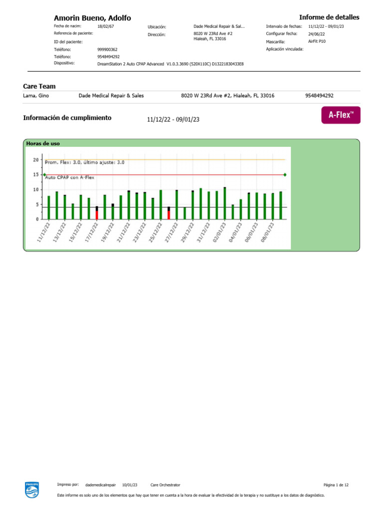 Amorin Bueno Adolfo Dic22-Ene23 | PDF | Apnea | Fisiología