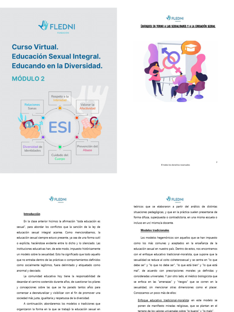 Esi 2 | PDF | Educación sexual | La sexualidad humana