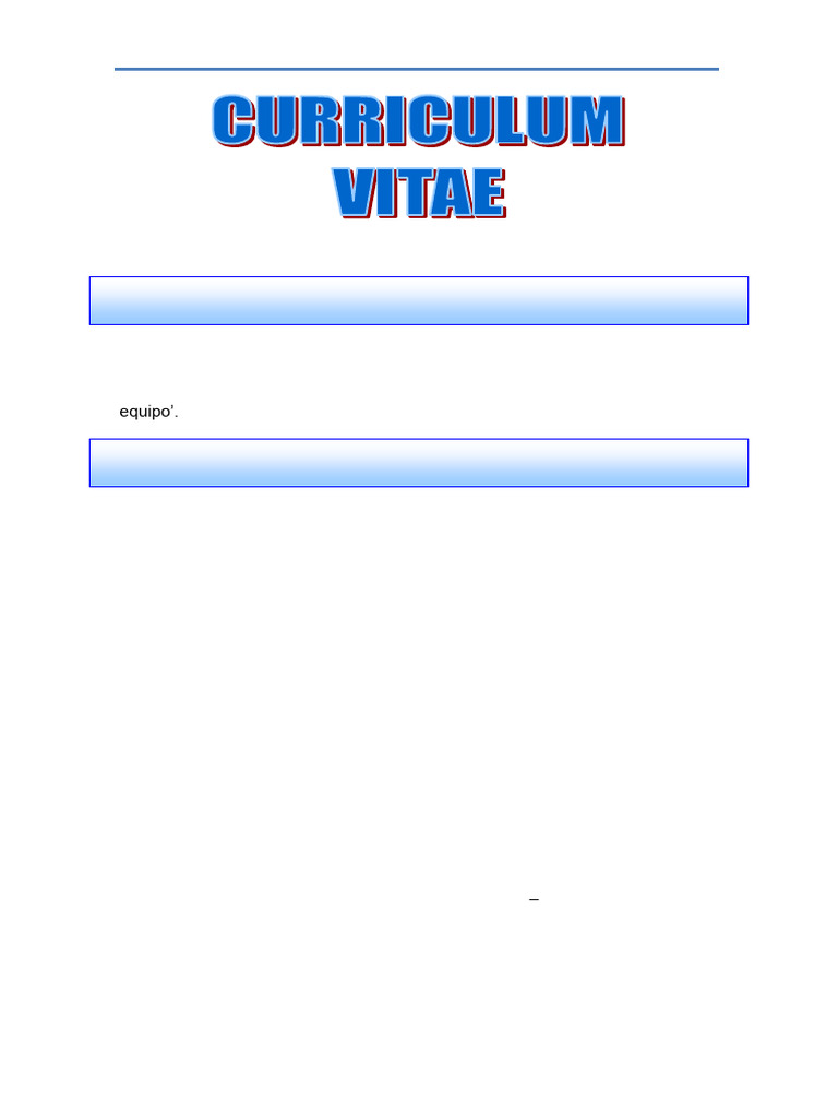Curriculum Vitae Silvia Castillo 2025 | PDF