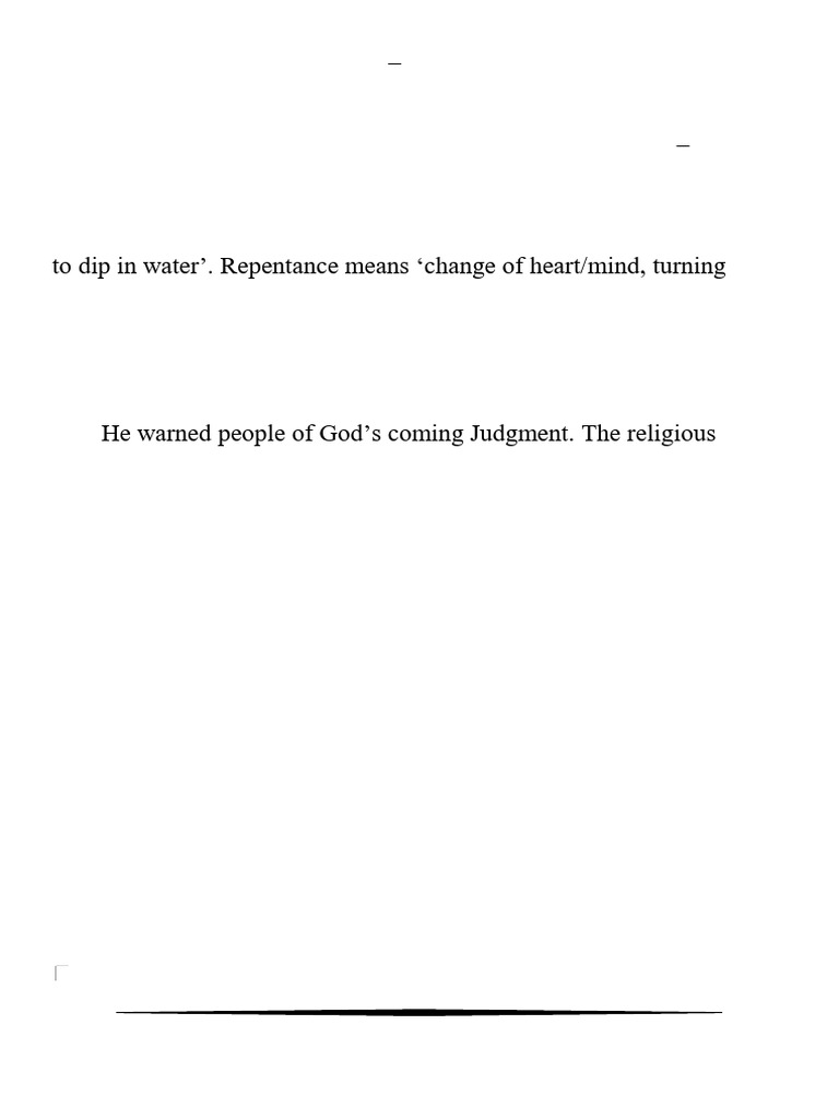 12 The Galilean Ministry | PDF | Jesus | Baptism