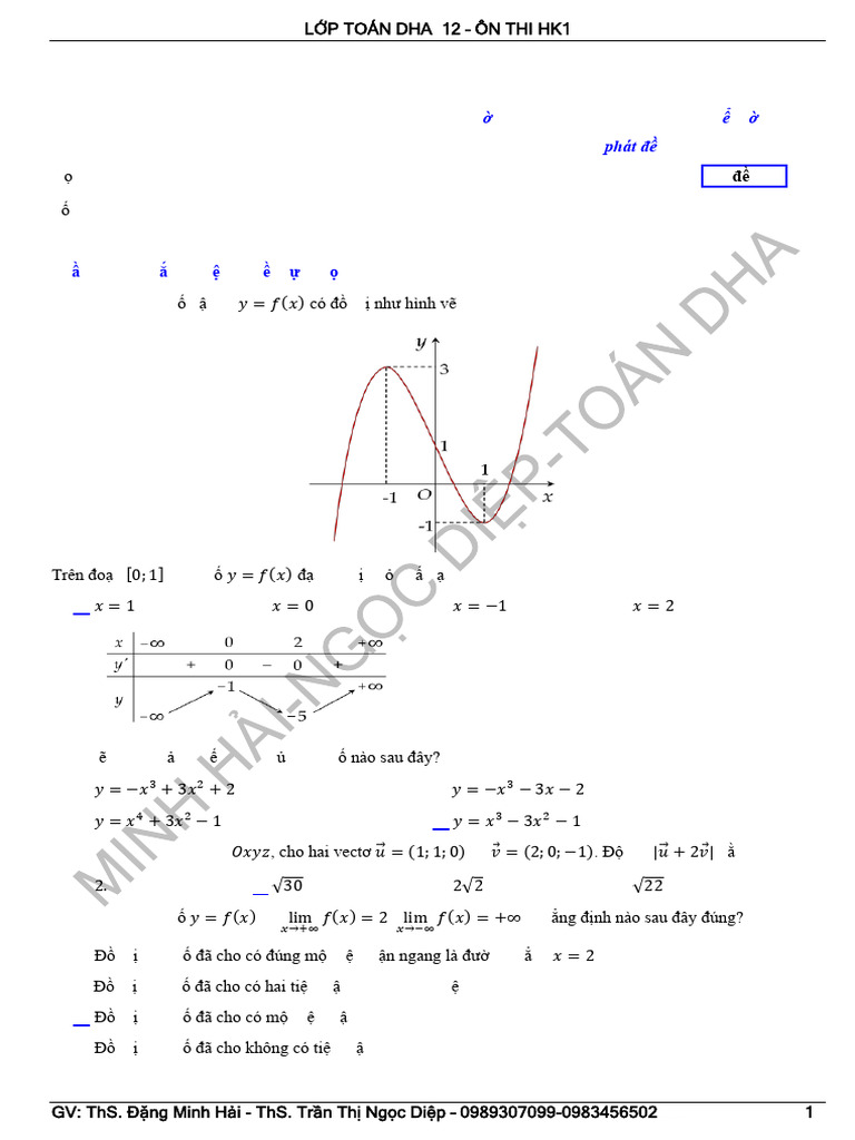 DHA_kiem tra on tap HK1_01_de dap an | PDF