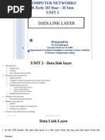 Lecture-1 Data Link Layer Design Issues and Services | PDF | Internet Standards | Computer Standards