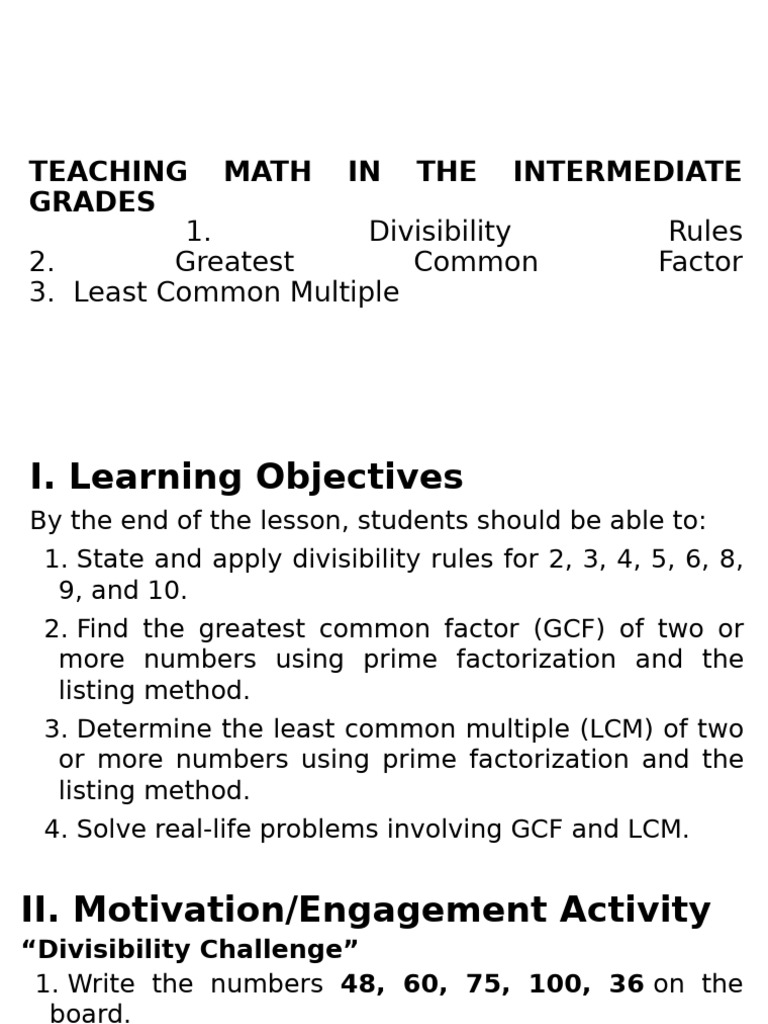 Teaching Math in The Intermediate Grades | PDF | Discrete Mathematics ...