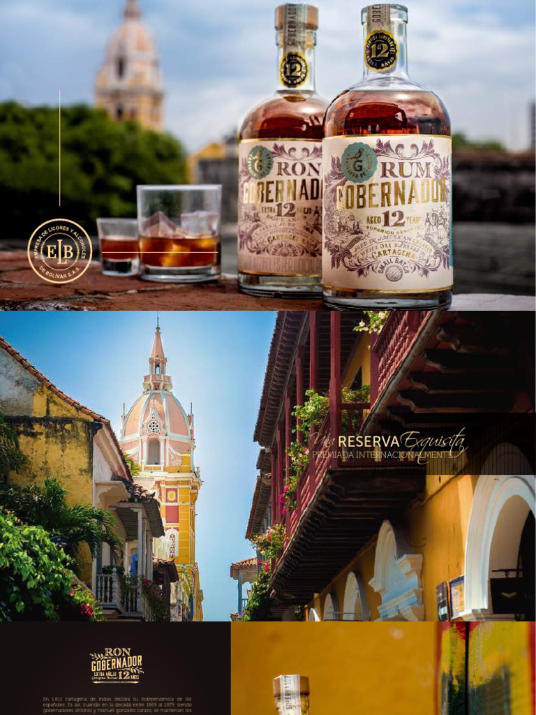 Ron Gobernador: Sabor Premium de Cartagena | PDF | Ron | Bebidas ...