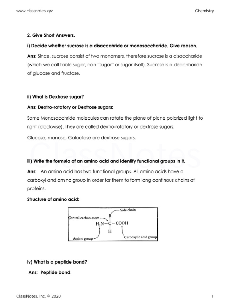 Chemistry Unit 13 - Review Questions | PDF
