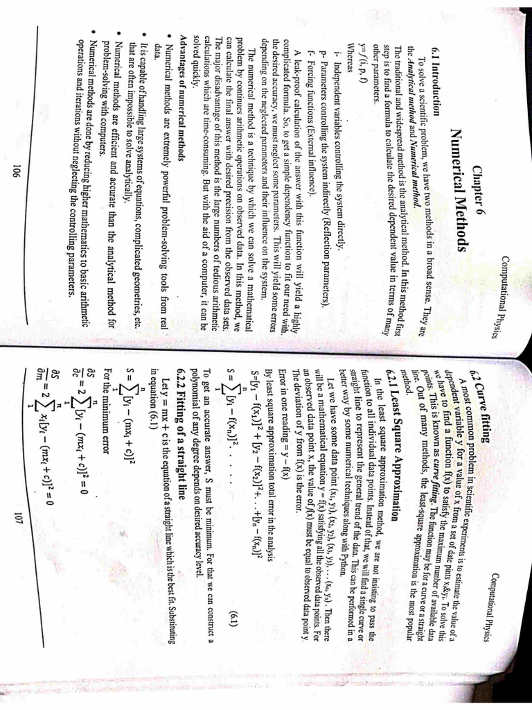 m3 - 5th Sem Computational Physics - University Textbook | PDF