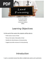 Lead Toxicity and Health Risks | PDF | Lead | Medical Specialties