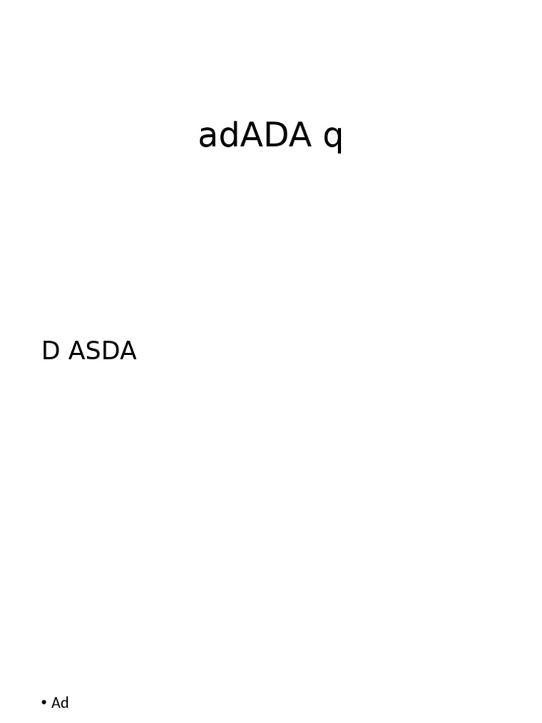 Adada Q | PDF