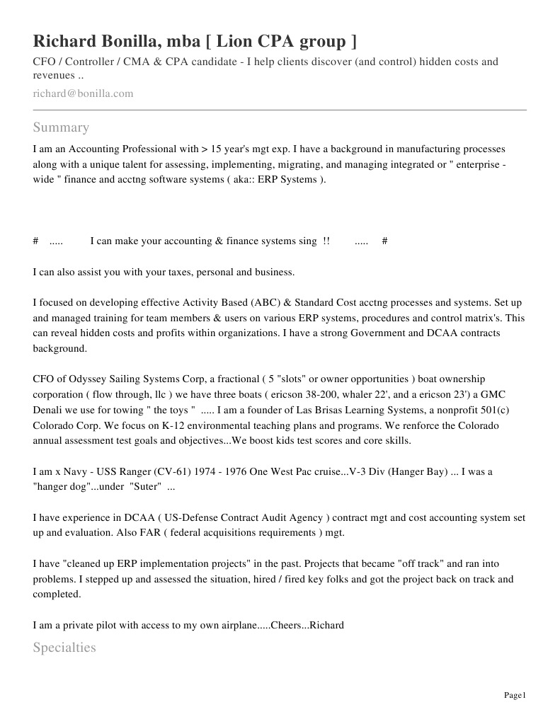 Richard Bonilla | PDF | Cost Accounting | Accounting