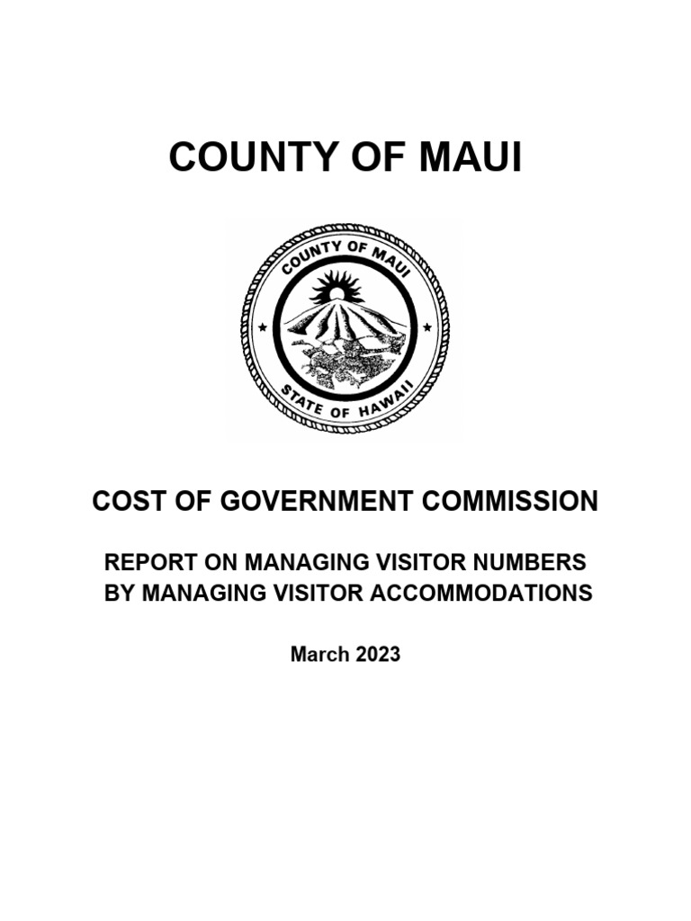 COGC Report On Managing Visitor Numbers by Managing Visitor ...