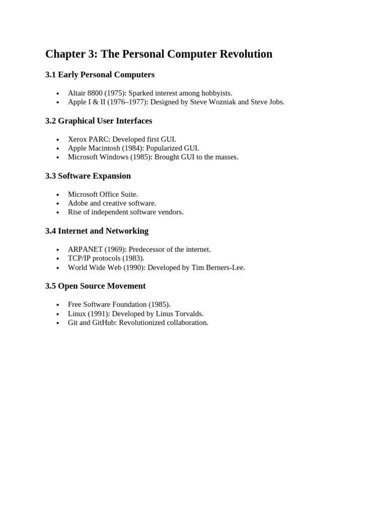 The Personal Computer Revolution | PDF