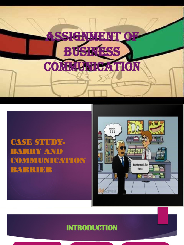 Business Communication Case Study: Barry | PDF