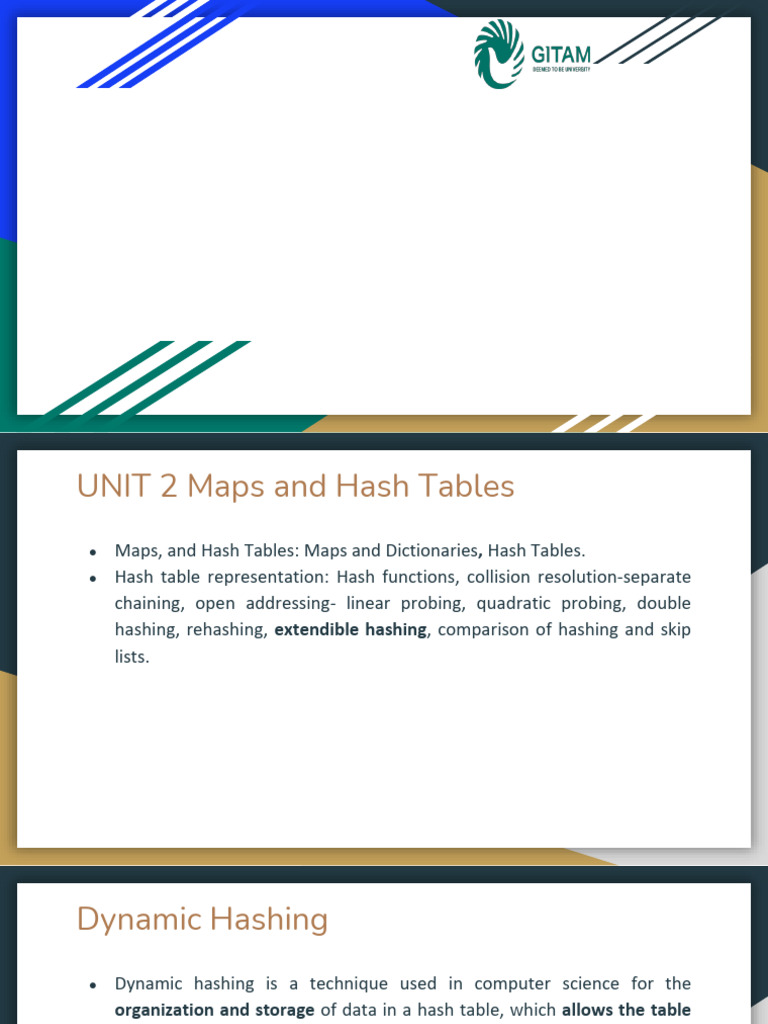 2.8. ADS - Collision Resolution-Extendible Hashing-1 | PDF | Computer Programming | Computer Science