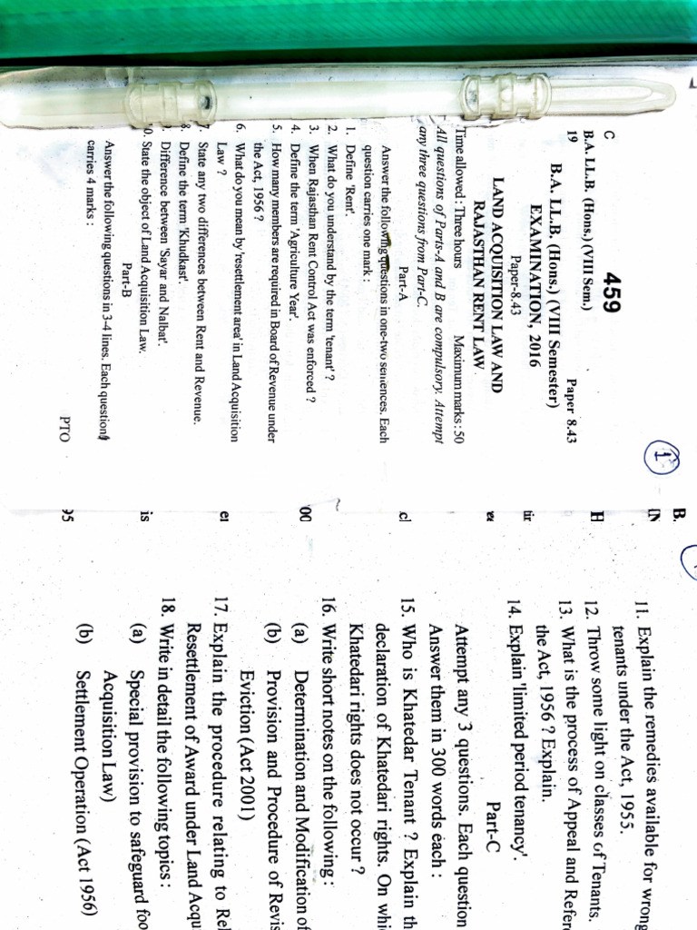 8th Semester PYQ | PDF