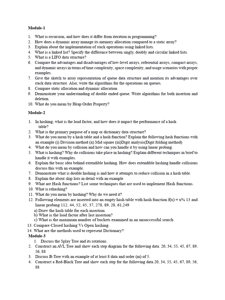 Question Bank | PDF | Theoretical Computer Science | Algorithms