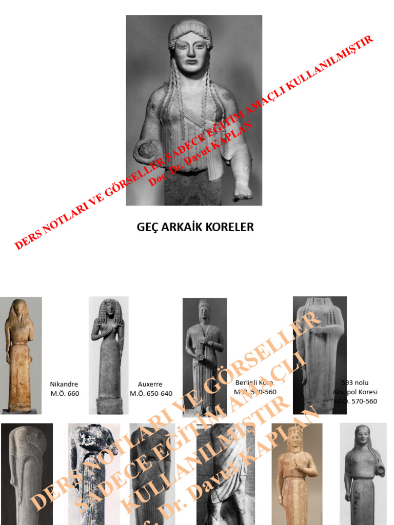 8.Ders-Geç Arkaik Koreler | PDF