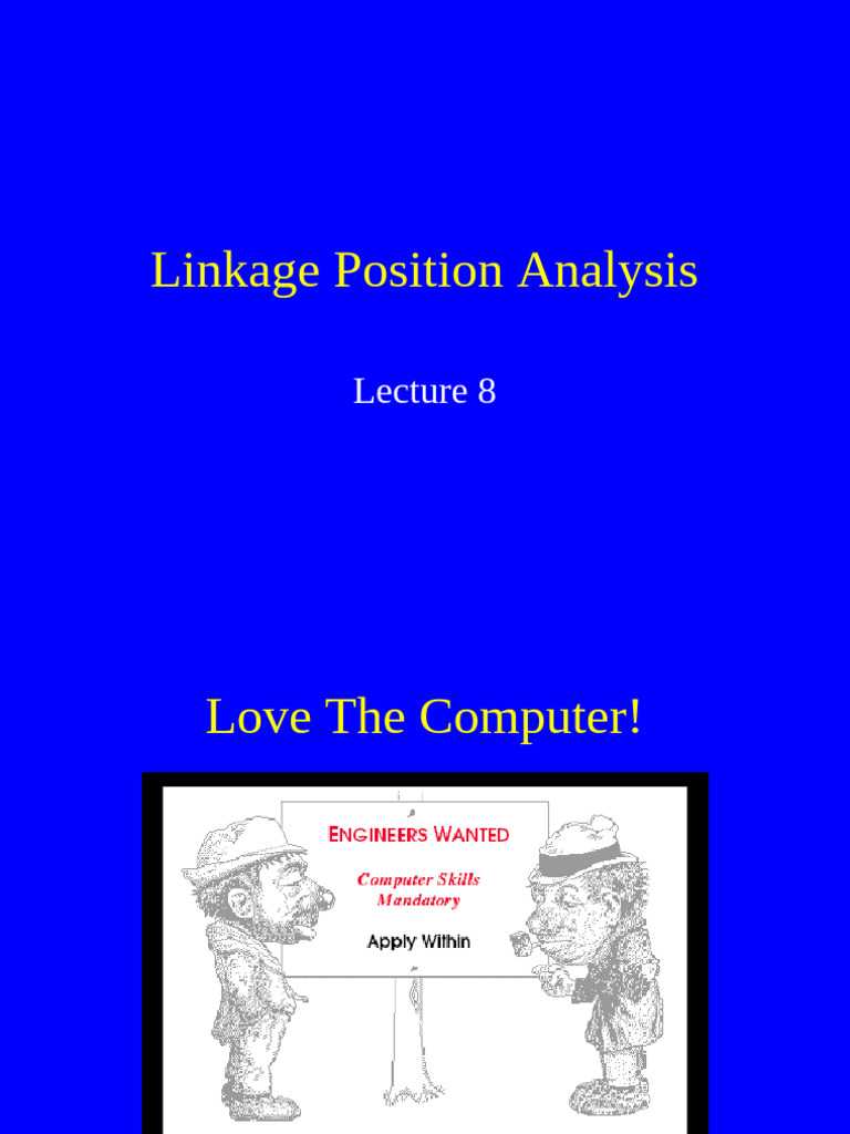 Linkage - Position - Analysis-Chapter 4 | PDF | Mechanics | Kinematics