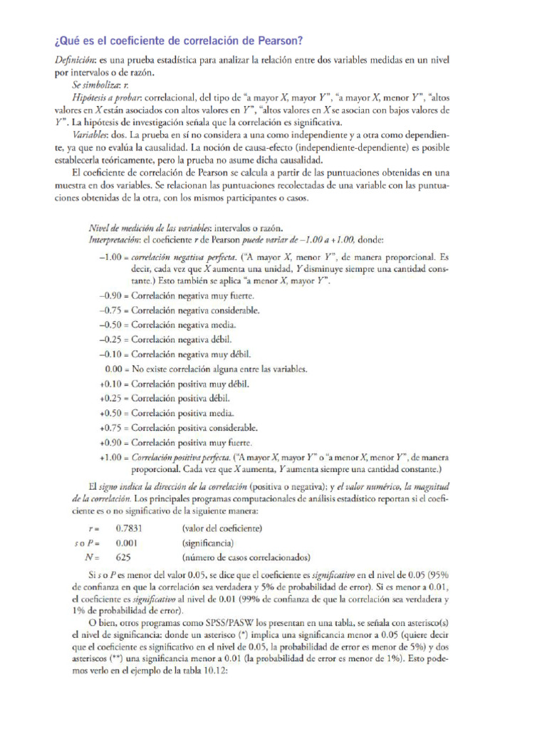 Correlación de Pearson | PDF